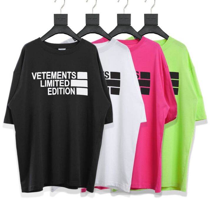 เสื้อยืด VETEMENTS New Collection 2021 [Limited Edition] | Lazada.co.th