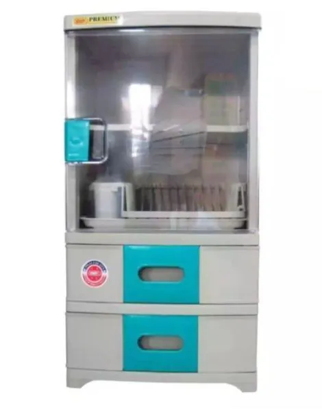 868 - 2D Zooey Premium Dish Cabinet / Dish Organizer with 2 Drawer ...