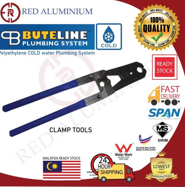 Buteline PE Clamp Tools Polyethylene COLD water Plumbing System | Lazada