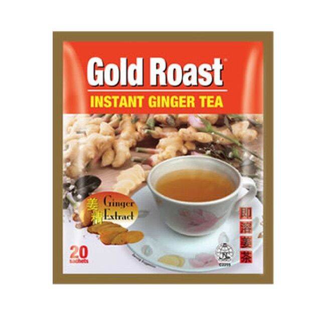 Gold Roast Instant Ginger Tea 360g (บรรจุ 20 ซอง) รสชาติชุ่มคอ กลิ่นหอม ทานตอนเช้า หรือ ตอนไหนๆ ...