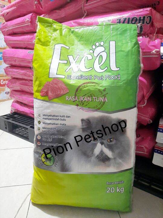 Excel Cat Food Dry Rasa Ikan Tuna 20kg | Lazada Indonesia