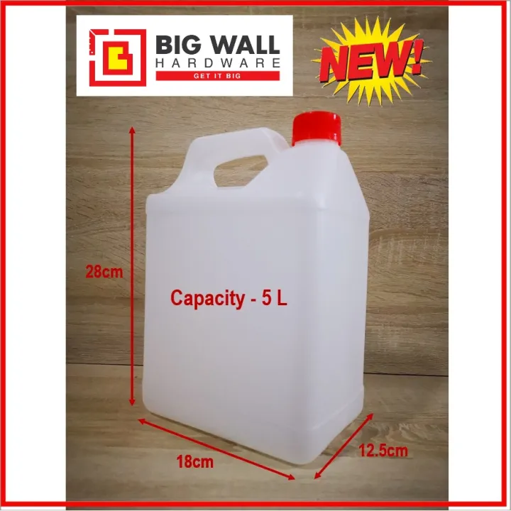 (NEW) 5L Chemical Drum / HDPE Bottle / Tong Air / Jerry Can / 桶 / Water ...