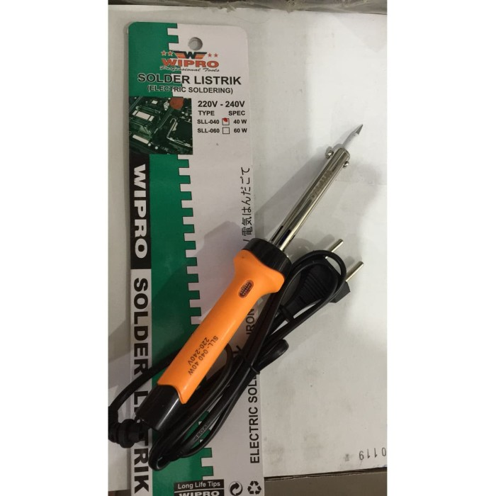 Solder Listrik 40 WATT Wipro SOLDER 40W 40 W SLL-40 | Lazada Indonesia