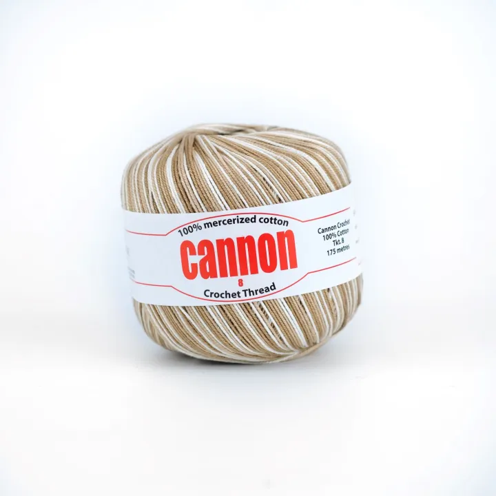 Cannon 100% Mercerized Cotton Crochet Thread Column 7, 175 Meters per ...