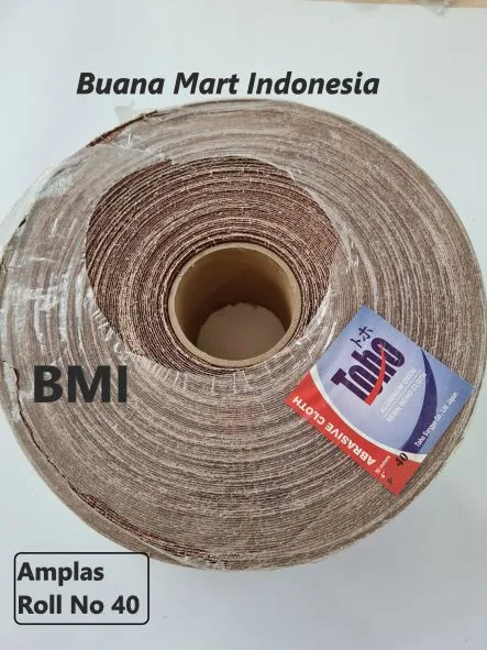 Amplas Roll TOHO No 40 | Amplas Meteran Grit 40 | Amplas Besi | Lazada ...
