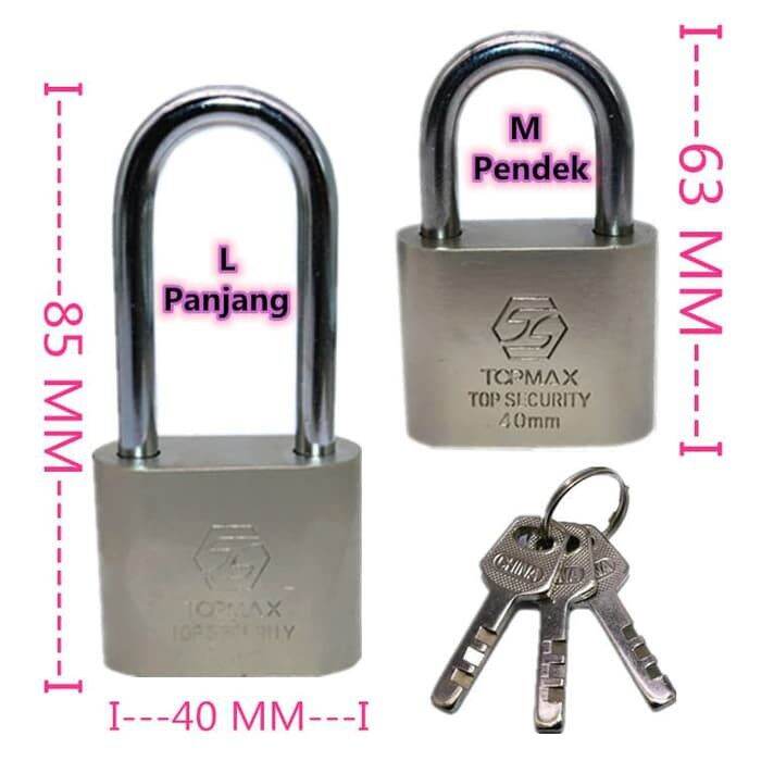 GEMBOK GERBANG/GEMBOK MURAH UKURAN 40MM Murah | Lazada Indonesia