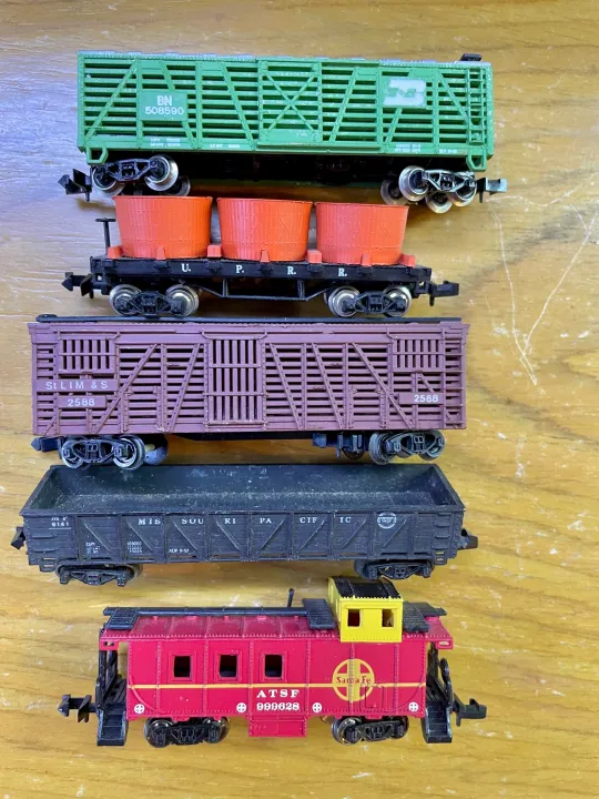 Bachmann USA set of 5 Freight Wagons N Scale. Bachmann USA ชุด 5 ...