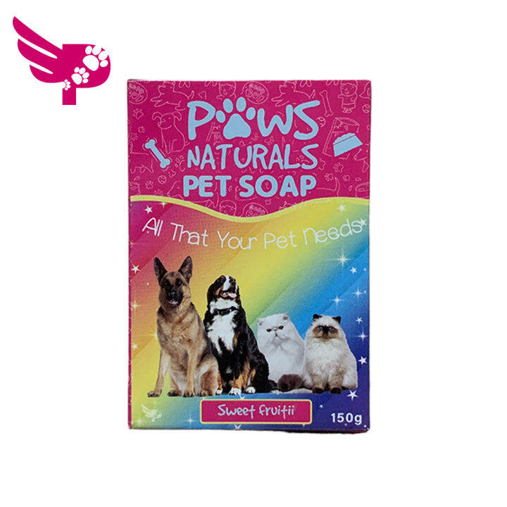 Paws Naturals Soap 150g - Sweet Fruitii Scent - Pet Soap - petpoultryph | Lazada PH