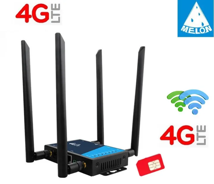 4G LTE CPE 300Mbps 2.4G Industrial-Grade Wifi Wireless Router SMA ...