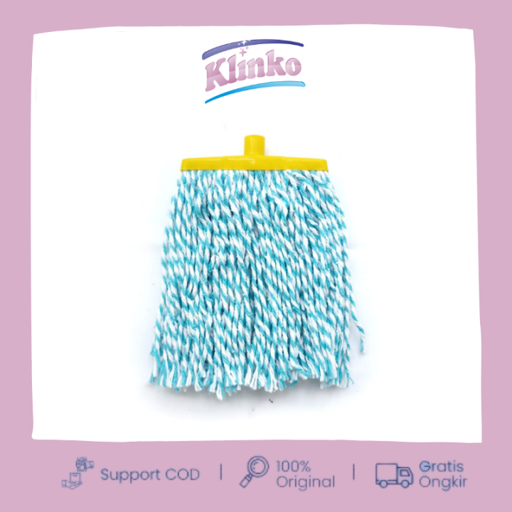Klinko - Mop Baguette Bicolor Blue Turkish | Lazada Indonesia