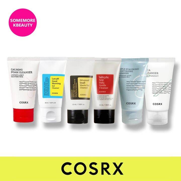 COSRX Cleanser 50ml (Low pH/Salicylic/ AC Collection/Pure Fit Cica ...