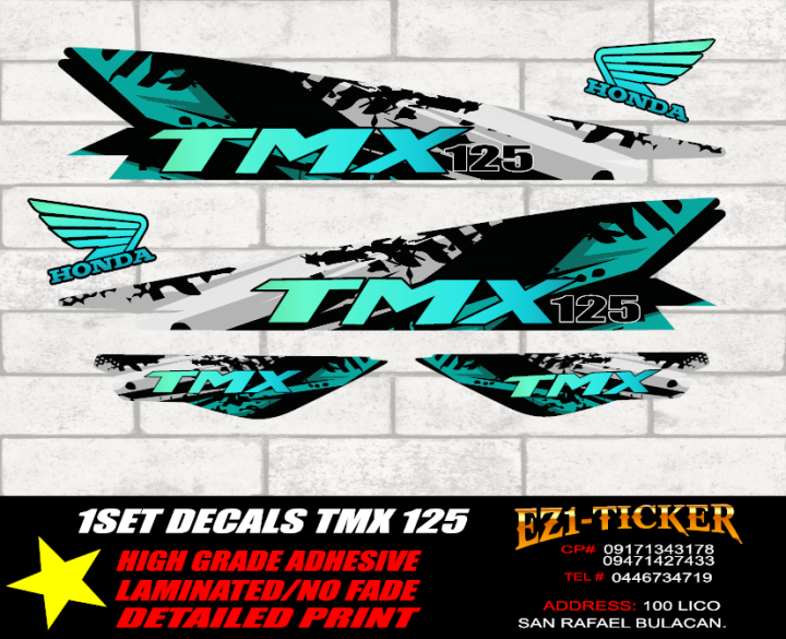 RACING TMX 125 DECALS DESIGN 1 | Lazada PH