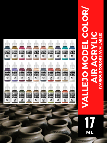Vallejo Model Color / Air Acrylic 17 mL Assorted Colors Paint Easel Art ...