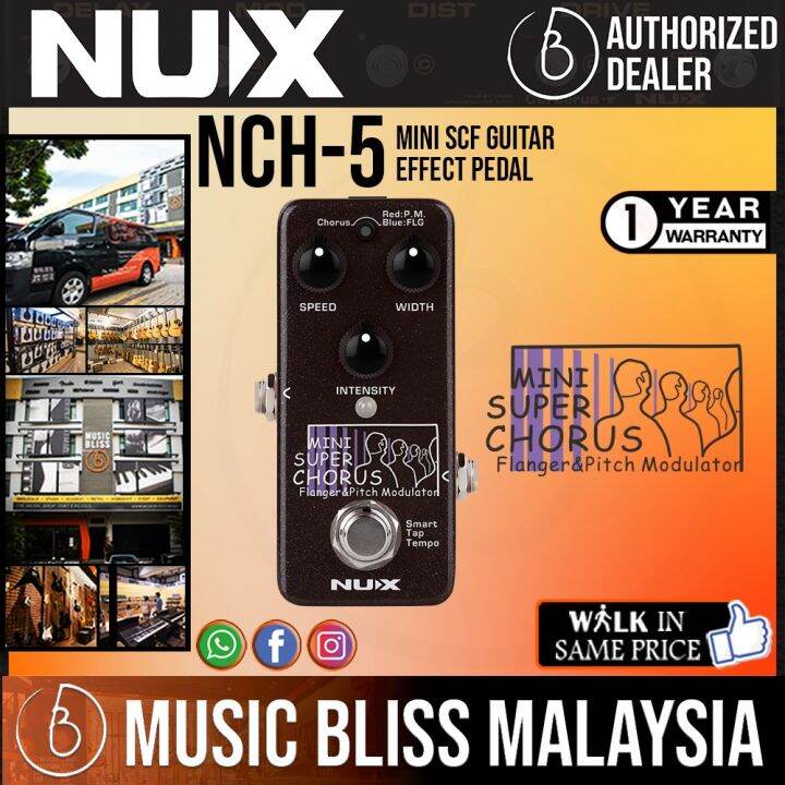 NUX NCH-5 Mini SCF Modulation Effects Pedal (NCH5) | Lazada