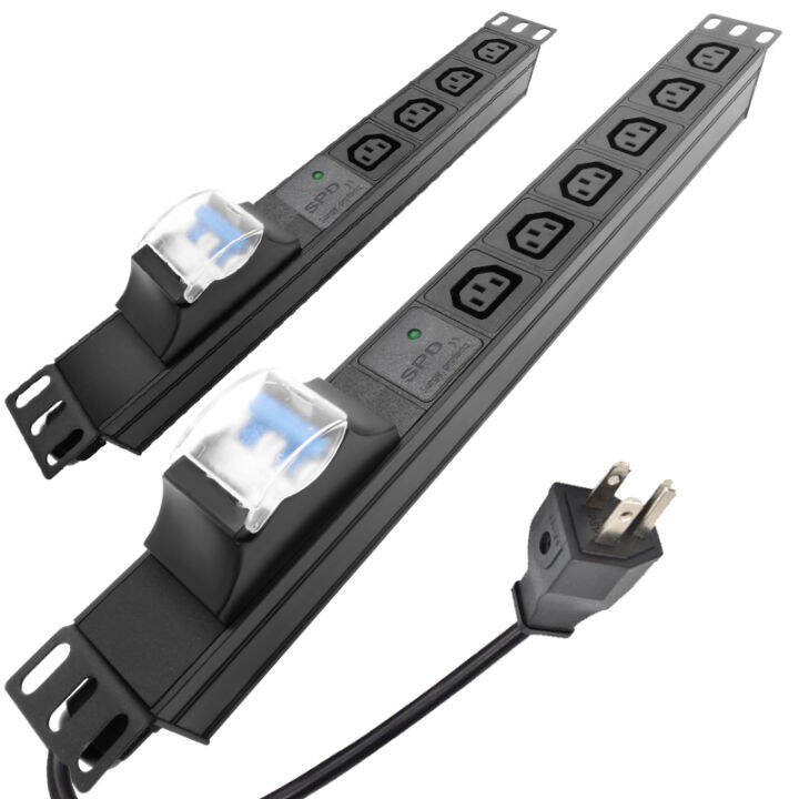 PDU Power strip Distribution 16A Air Switch C13 output Socket Surge ...