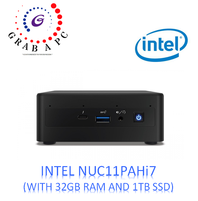 [PROMO] INTEL NUC 11 PERFORMANCE KIT NUC11PAHi7 BUNDLE WITH 32GB RAM AND 1TB SSD (NUC11 ...