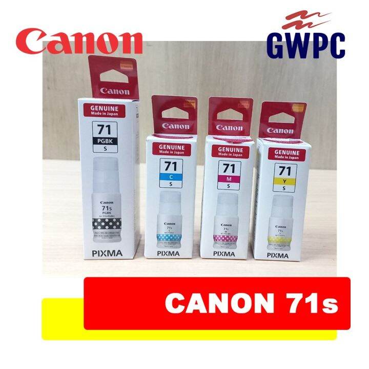Canon Pixma GI-71S genuine Ink Bottle | Lazada PH
