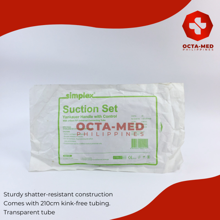 Suction Set Yankauer Handle with Control | SIMPLEX Wholesale | Lazada PH