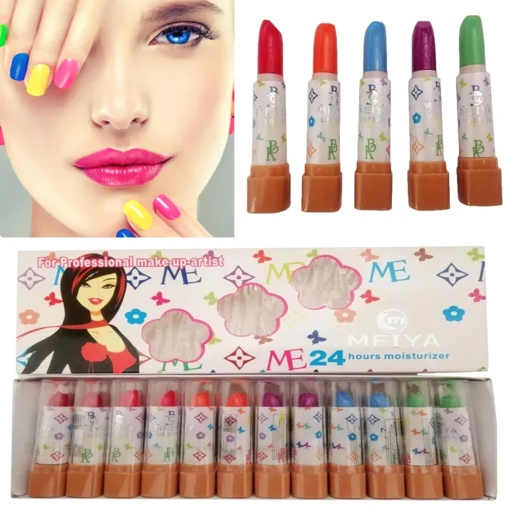 1Set / 12 Pieces Long Lasting & Waterproof with Vitamin C & Sunscreen ...