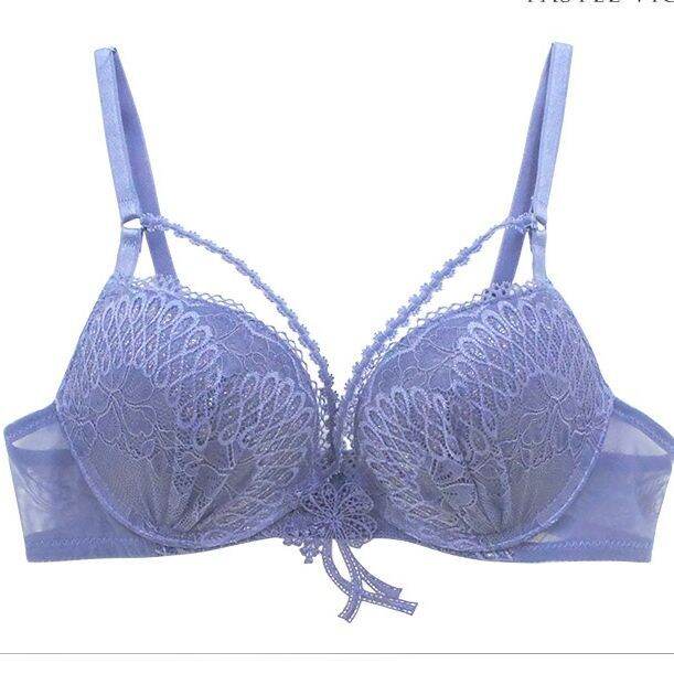 Annebra บราเสริมทรง ตะขอหลัง คอวี มีโครง เสริมฟองน้ำ Push up Mold bra ...