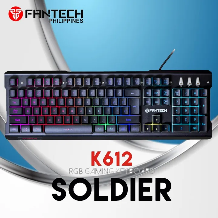 COD Original FANTECH K612 SOLDIER RGB GAMING KEYBOARD | Lazada PH