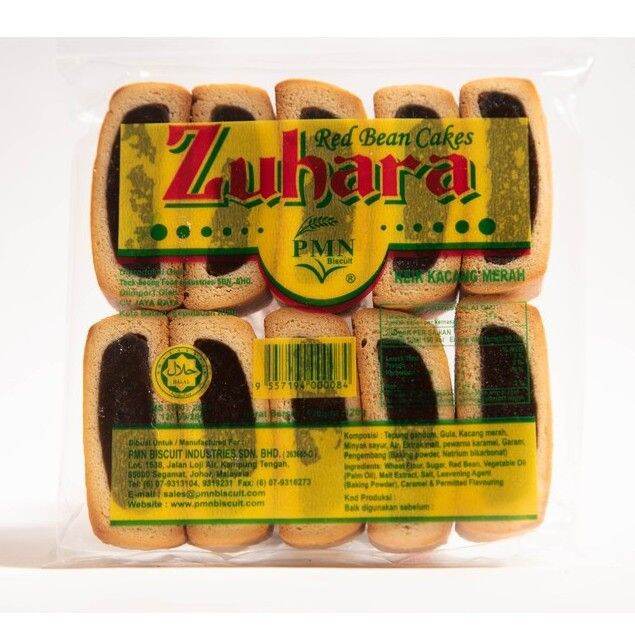 PMN ZUHARA KUIH POTONG RED BEAN CAKES 120G | Lazada