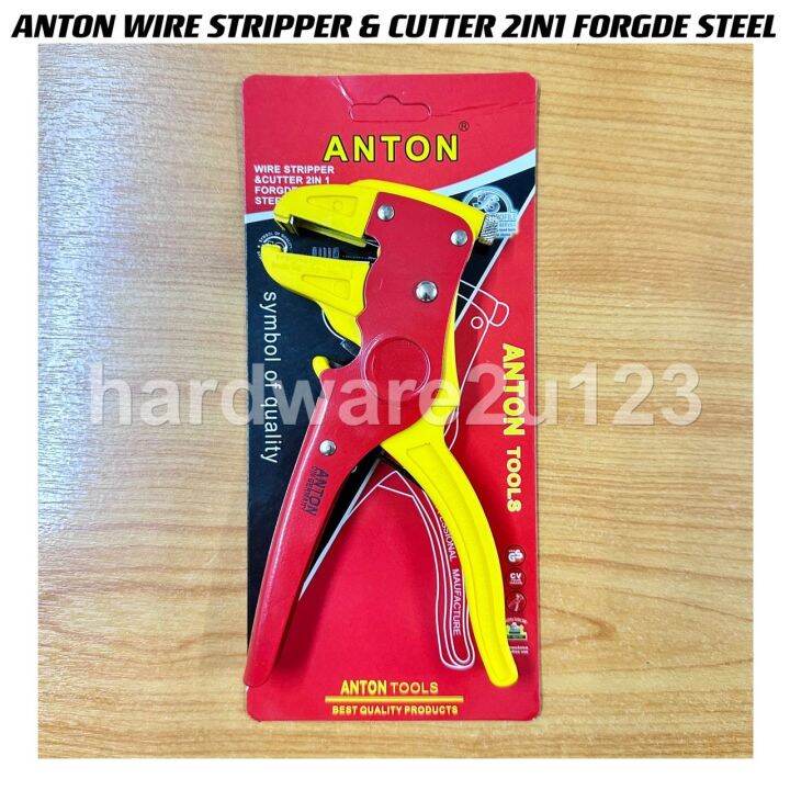 ANTON Automatic Wire Stripper and Cutter Tool 2 in 1 for Flat Ribbon ...