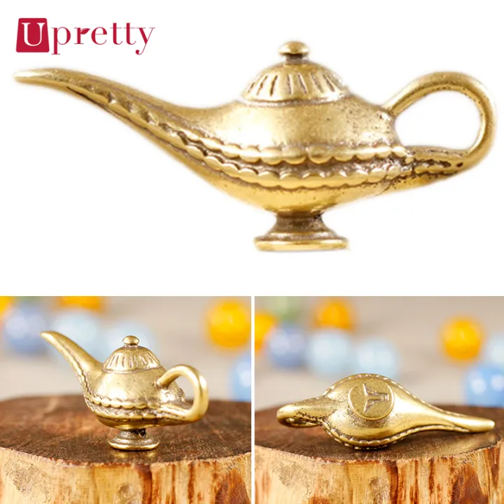 Upretty Small Metal Carved Aladdin Lamp Magic Vintage Home Arabian Art ...