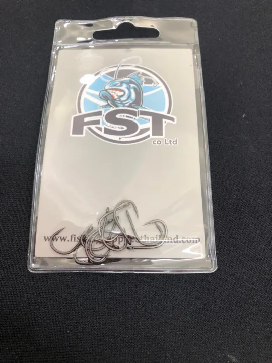 FST, Wide Gape Fishing Hook, Teflon Coated | Lazada.co.th