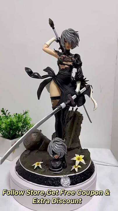 33CM NieR Automata Anime Figure HUNTER 2b YoRHa No.2 Type B Action ...