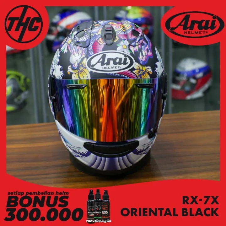 ARAI HELMET RX-7X ORIENTAL BLACK | Lazada Indonesia