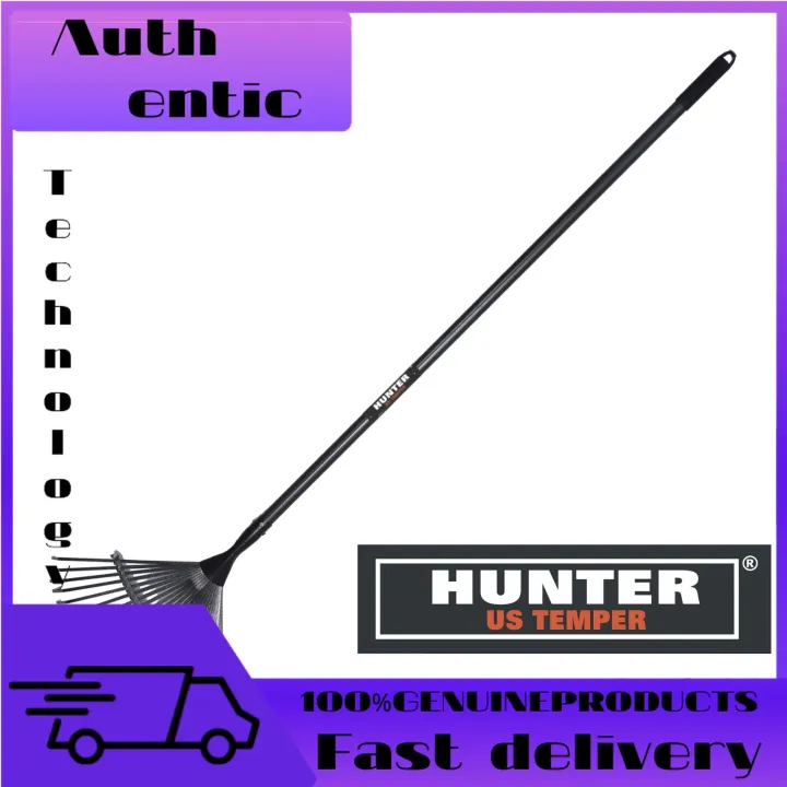 HUNTER Leaf Rake (22 Teeth) with Metal Handle, No. 31728Fast delivery ...