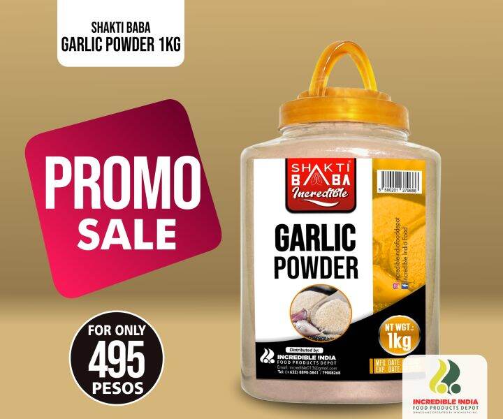 Shakti Baba Garlic Powder in Jar1kg | Lazada PH