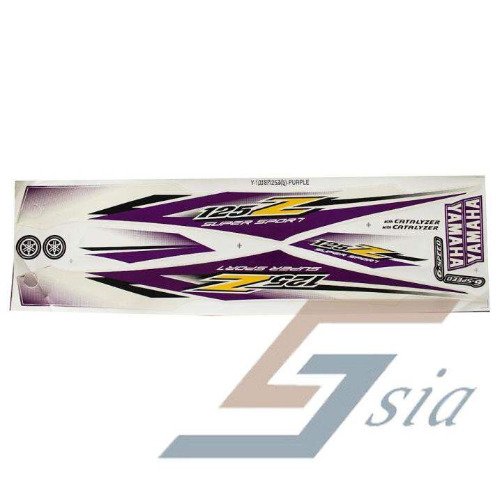 Yamaha Y125Z (5) Body Stripes Y554 (Purple) | Lazada