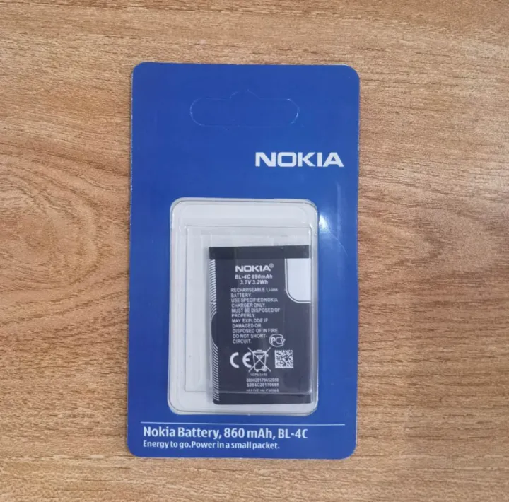 NOKIA ORIGINAL Battery（BL-4C）6300，1202，1203，1661，1662，2220 | Lazada PH