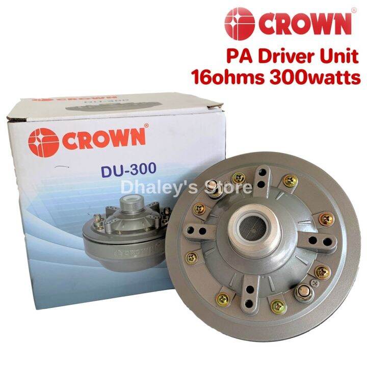Original Crown DU-300 Driver Unit 300watts 16ohms PA Driver Unit DU 300 DU300 Audio sales hot ...