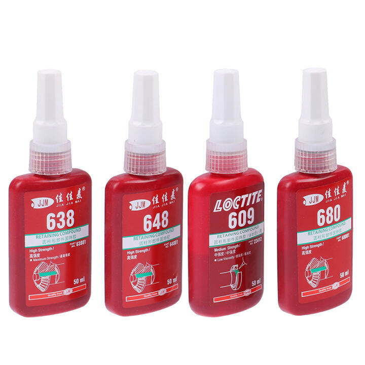 609 638 648 680 Retaining Compound Thread locker 50ml Adhesive Glue for ...