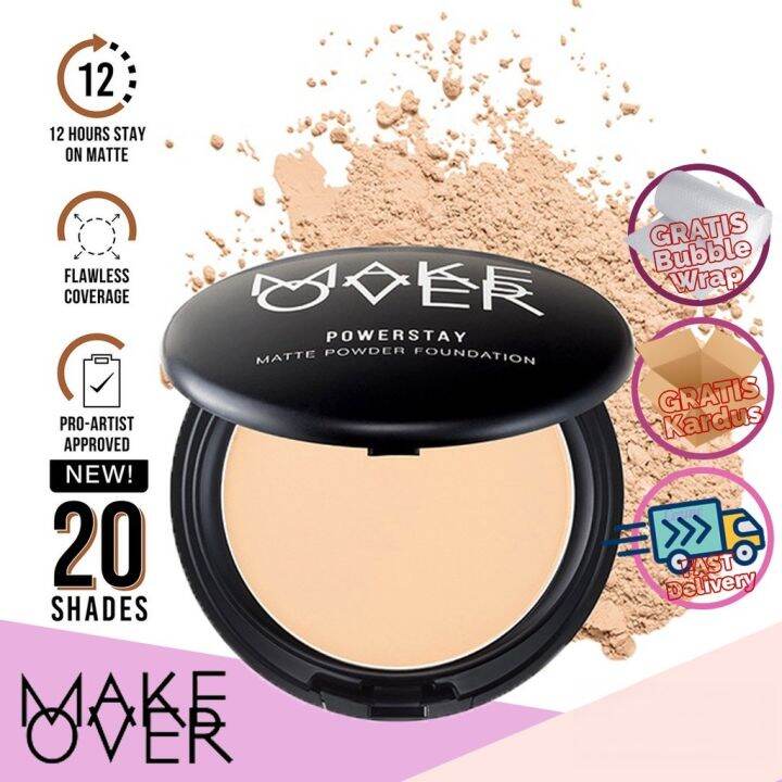MAKE OVER Powerstay Matte Powder Foundation | Lazada Indonesia