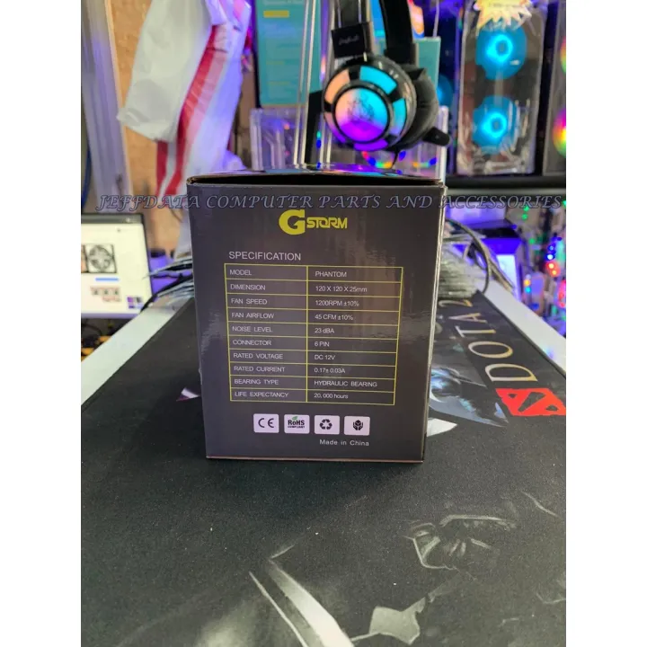 GSTORM Phantom Fan RGB 3 IN 1 Fan Cooling Fan with Remote (jeffdata ...