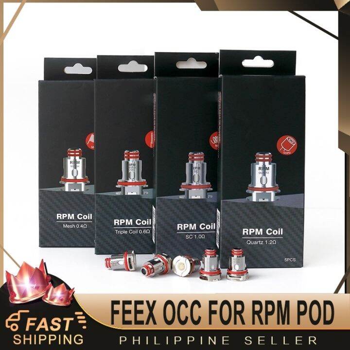 FEEX Occ 5Pcs/Pack SMOK RPM Coils Occ Mesh Coil 0.4/0.6/0.8 Vape ...