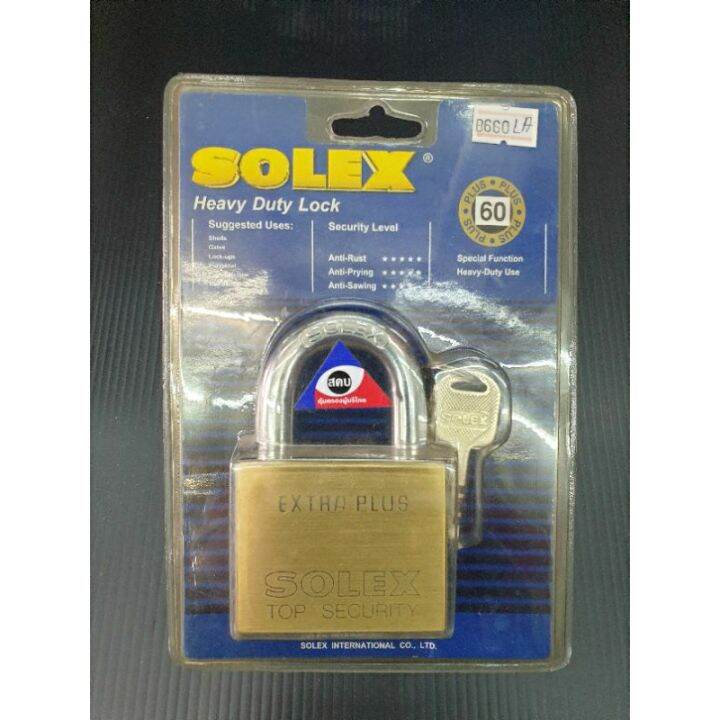 Solex กุญแจ คอสั้น 60มิล ระบบลูกปืน รุ่น Extra Plus ของแท้ | Lazada.co.th