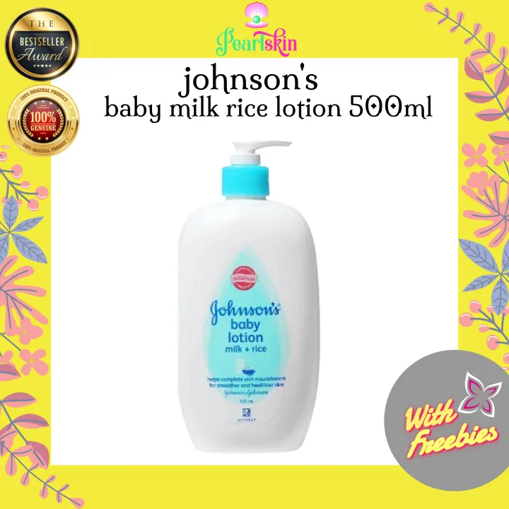 Johnson's Baby Milk + Rice Lotion 500ml | Lazada PH