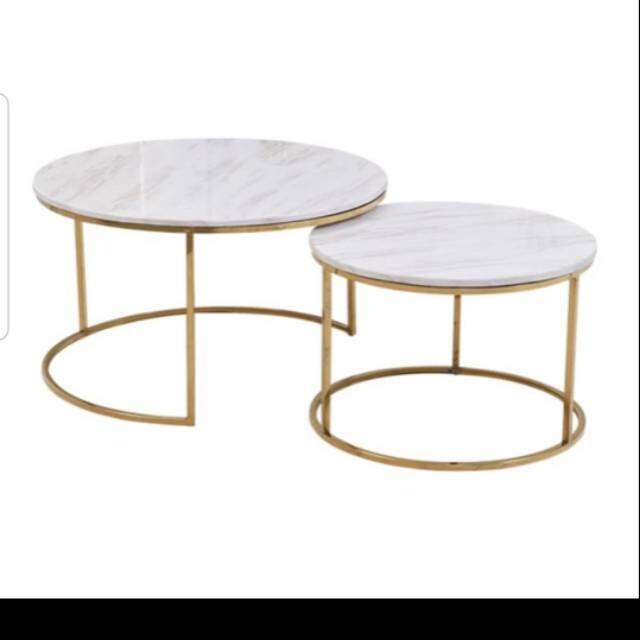 Meja Industri couple marmer marble custom indutrial besi cafee meja ...