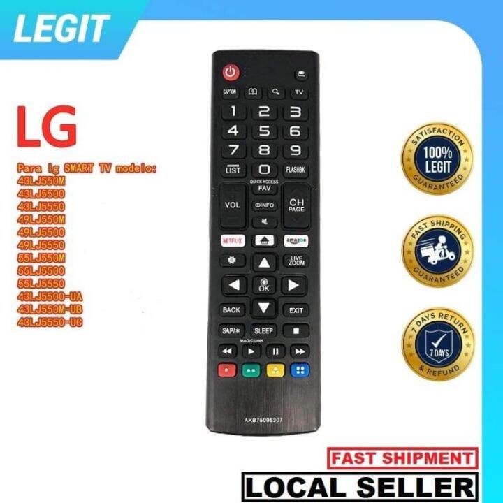 LG AKB75095307 Replace LG 99 TV Universal model remote control Smart TV ...