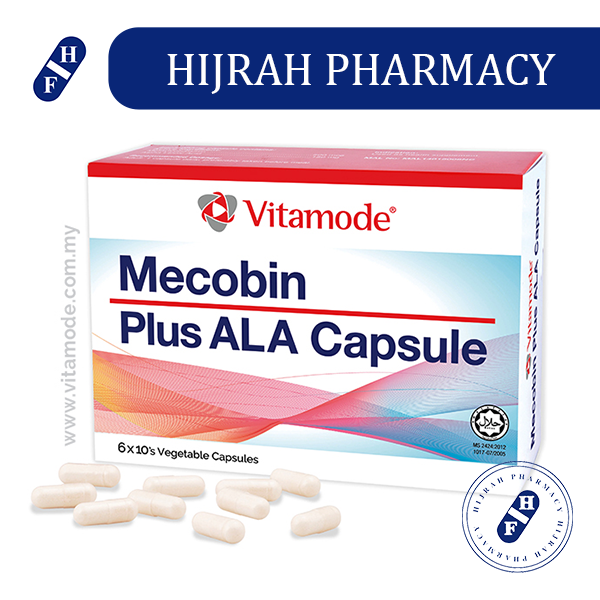 VITAMODE MECOBIN plus ALA capsule 6 X 10's Vegetable Capsules | Lazada
