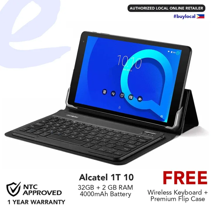Alcatel 1T 10 Smart Tablet 10.1" IPS 32GB+2GB RAM 4000mAh Battery FREE ...