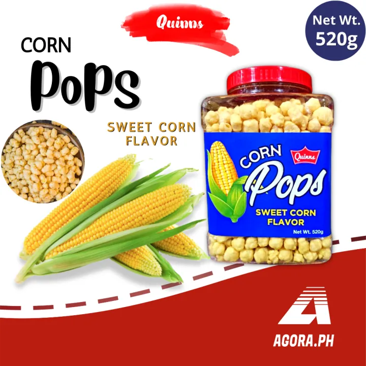 Quinns Corn Pops Sweet Corn Flavor 520g Exp Date Jan 2 2023 | Lazada PH