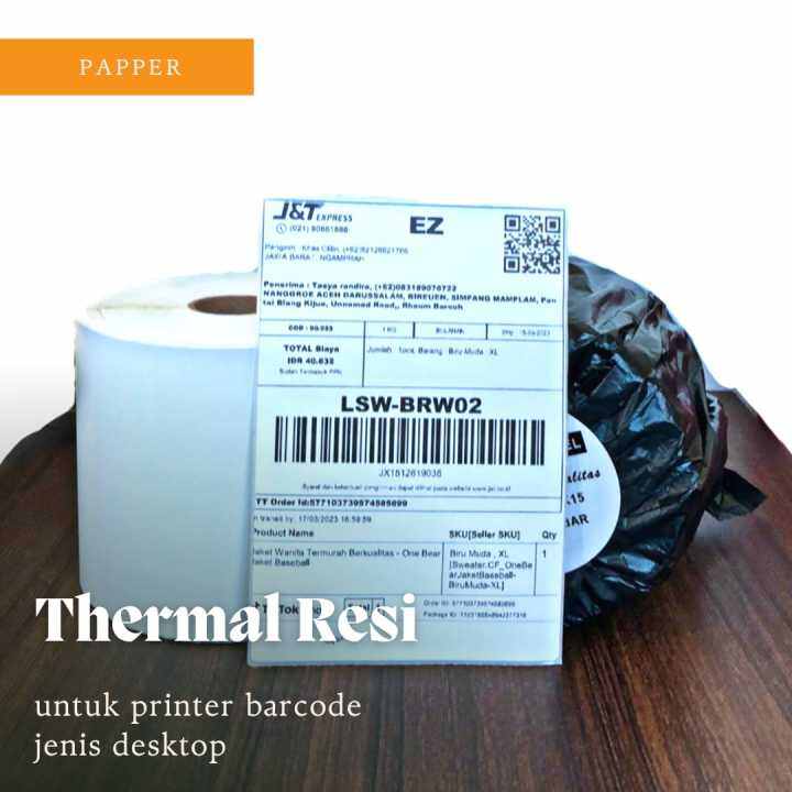 Thermal resi/label printer barcode jenis desktop | Lazada Indonesia