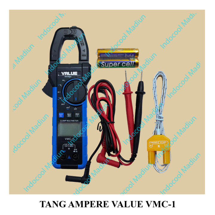 DIGITAL CLAMP METER/TANK AMPER/TANG AMPERE VALUE VMC-1 | Lazada Indonesia