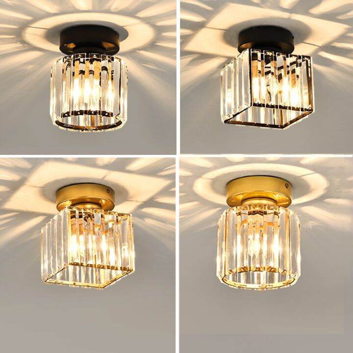 [Free bulb buy 1 take 1] Led ceiling lamp crystal lampshade chandelier ...